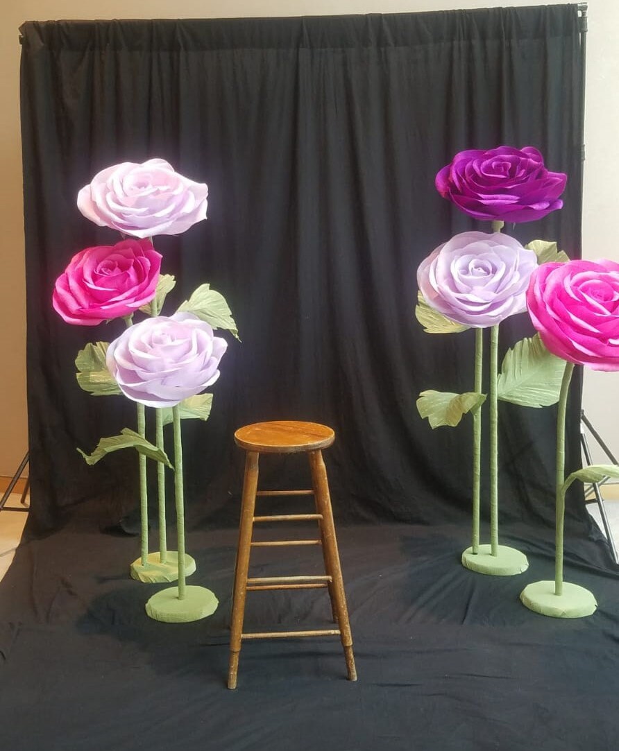 Event Decor Party Decor Bridal Shower Decor Wedding Decor Paper Flowers ...