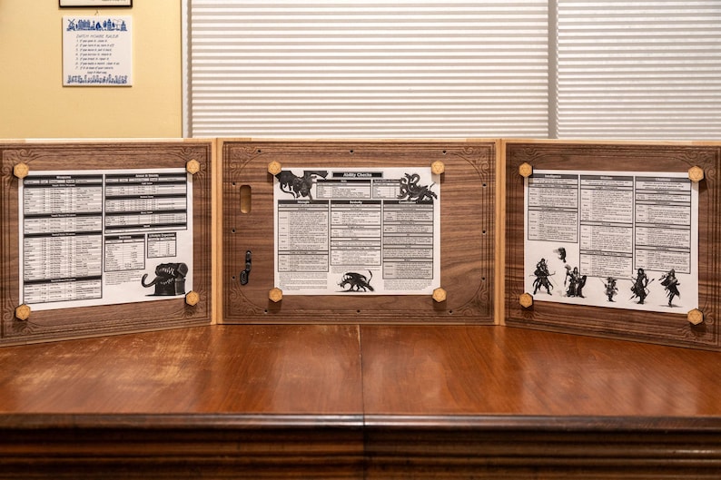 Dungeon Master Screen, Game Master Screen With Digital Display, Monitor ...