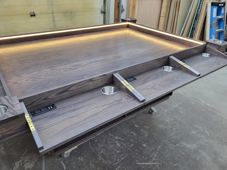 Wargaming Table With 8 Fold Out Player Stations & Integrated Power ...