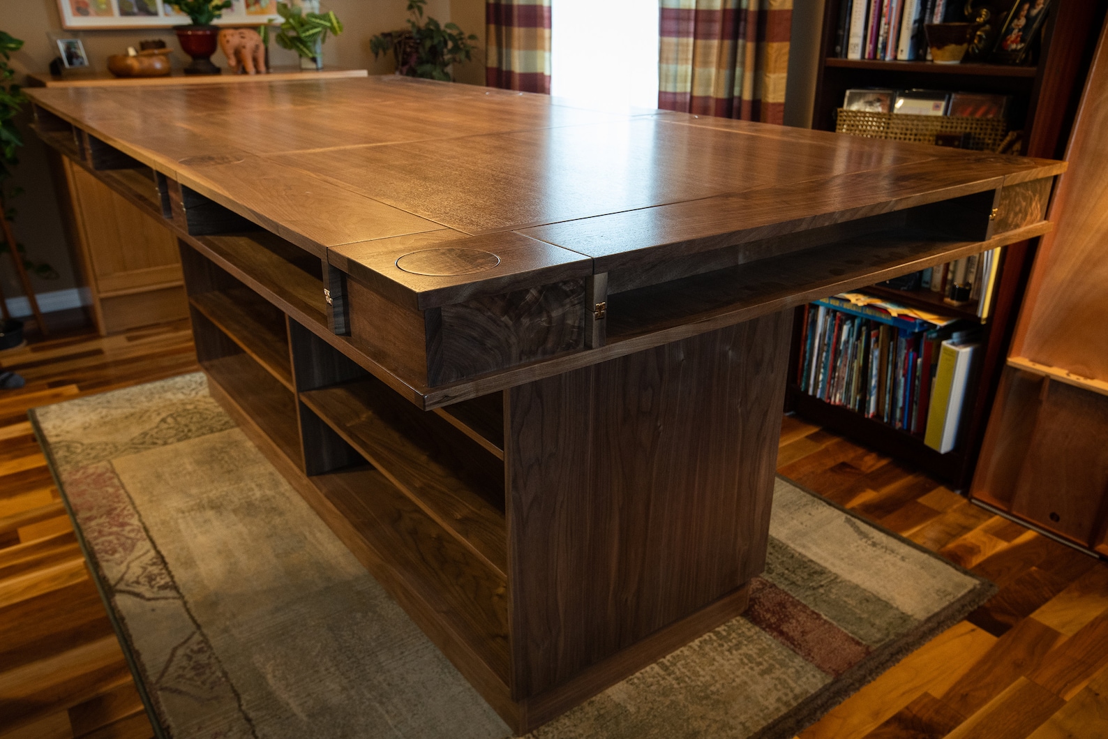 Board Game Table With Fold Down Player Stations - Etsy