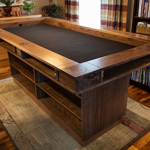 Board Game Table With Fold Down Player Stations - Etsy