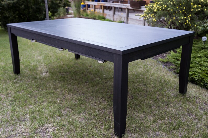 Ash Board Game Table With Pull Out Trays & 3 Piece Cover, 4x7 - Etsy