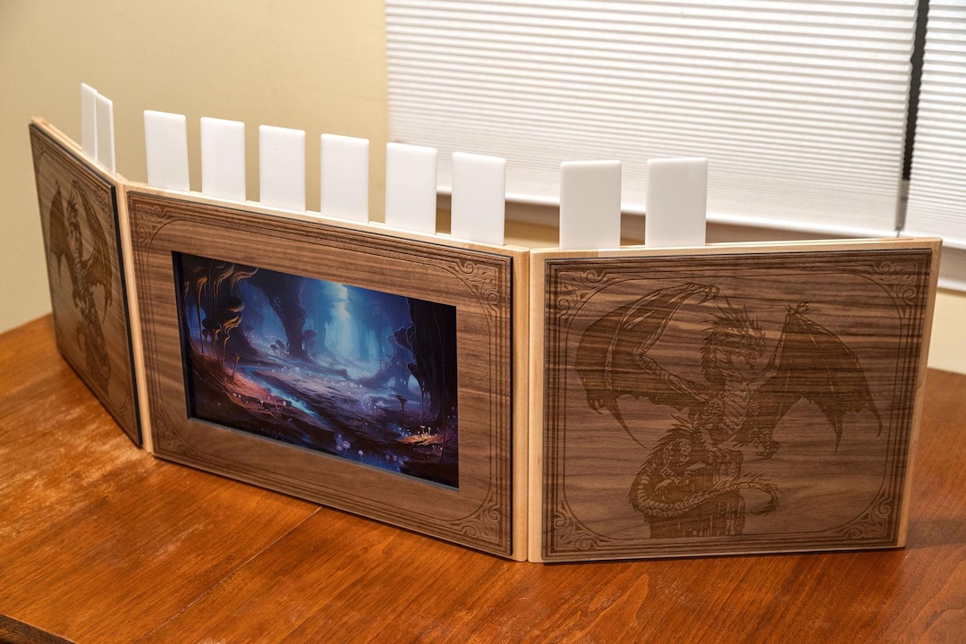 Dungeon Master Screen, Game Master Screen With Digital Display, Monitor ...