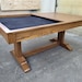 Ash Board Game Table With Slide Out Platforms & Drawers, 4-piece Inset ...