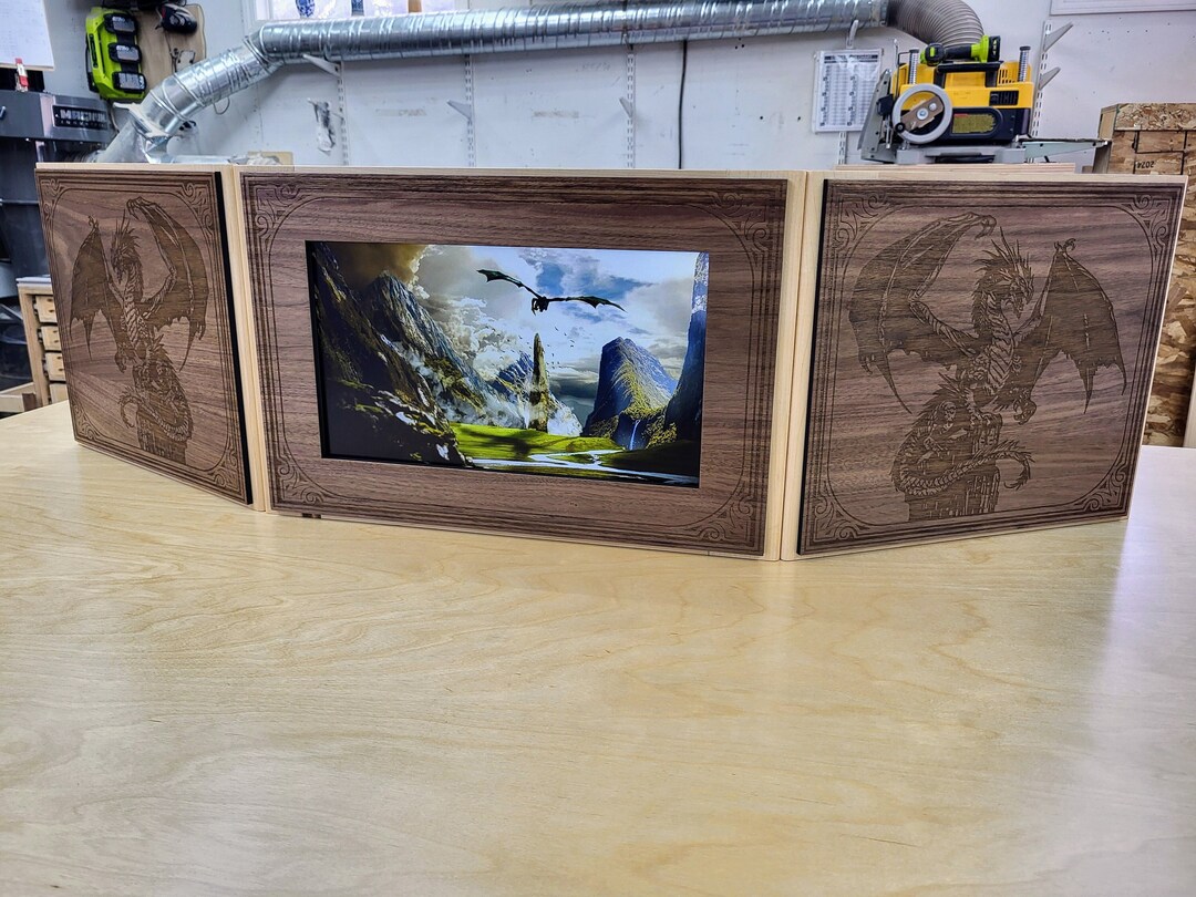 Dungeon Master Screen, Game Master Screen With Digital Display, Monitor ...