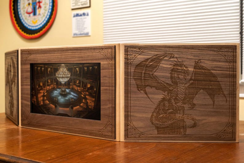 Dungeon Master Screen, Game Master Screen With Digital Display, Monitor ...