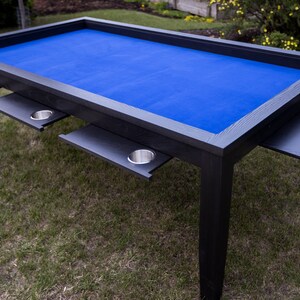 Ash Board Game Table With Pull Out Trays & 3 Piece Cover, 4x7 - Etsy