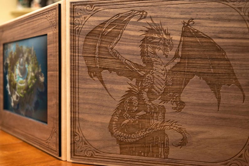 Dungeon Master Screen, Game Master Screen With Digital Display, Monitor ...