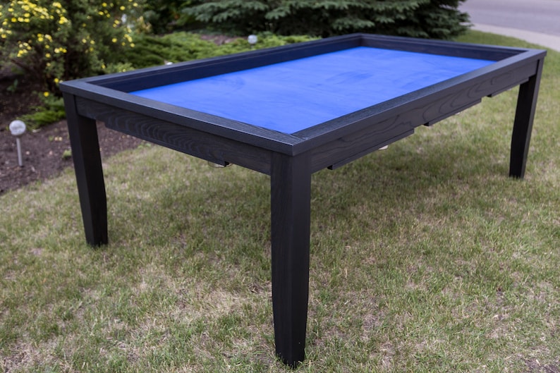 Ash Board Game Table With Pull Out Trays & 3 Piece Cover, 4x7 - Etsy