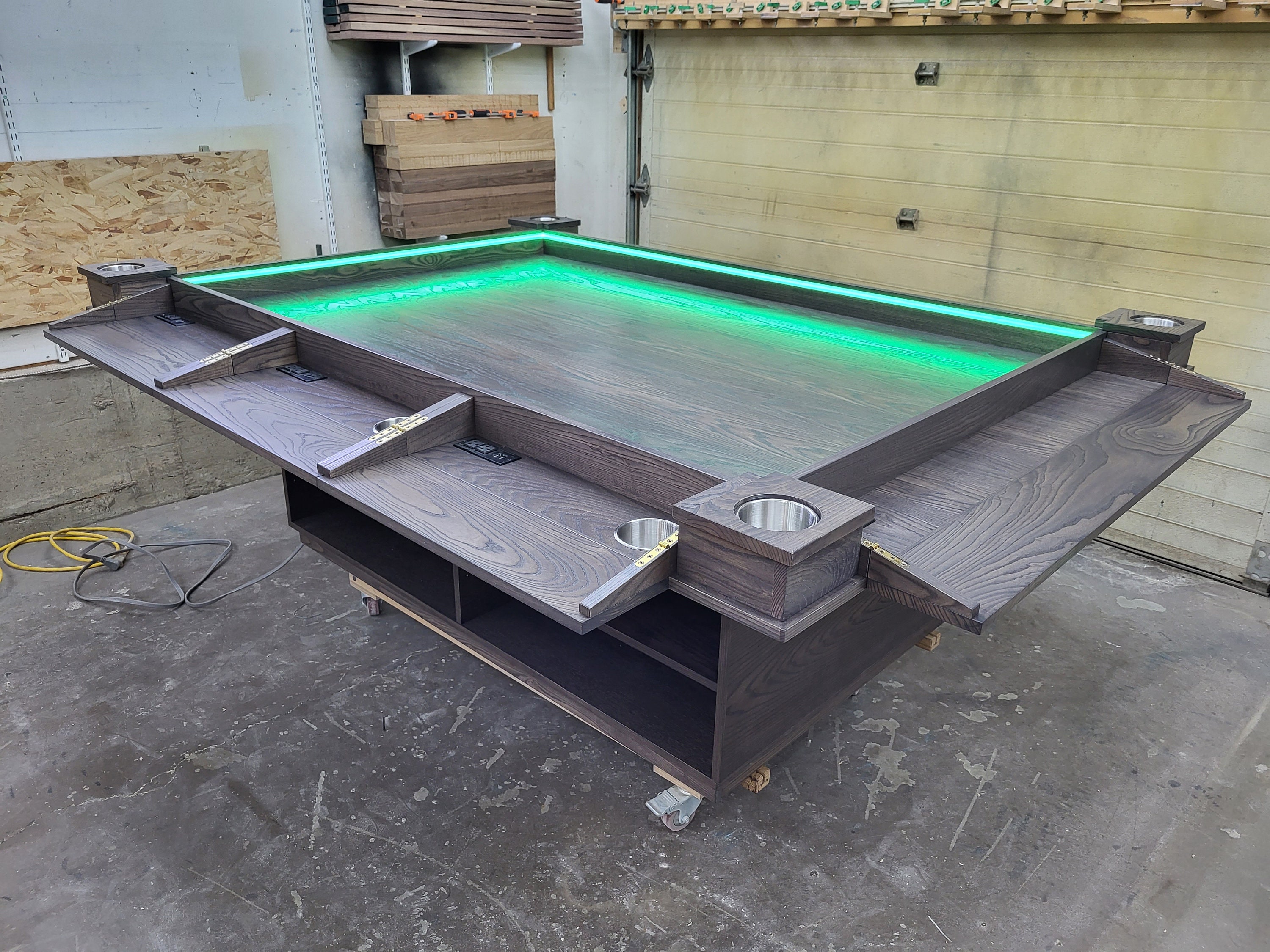 Wargaming Table With 8 Fold Out Player Stations & Integrated Power ...