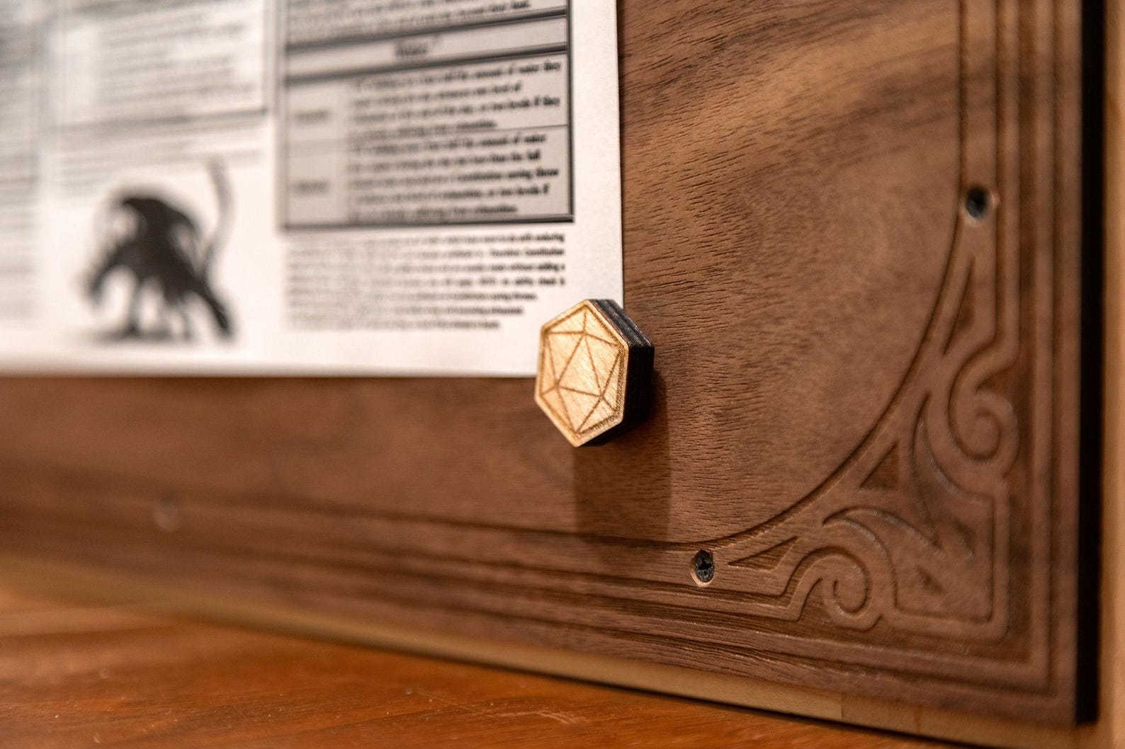 Dungeon Master Screen, Game Master Screen With Digital Display, Monitor ...