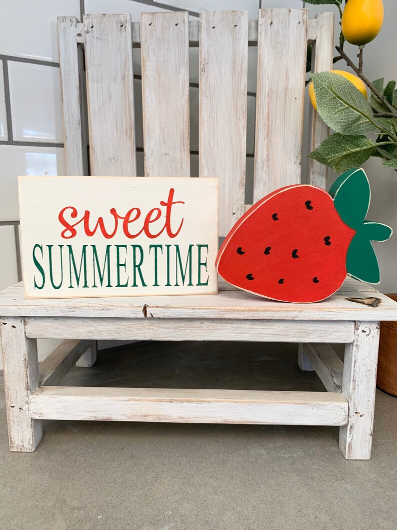 Mini Sweet Summertime Sign Mini Watermelon Slice - Etsy