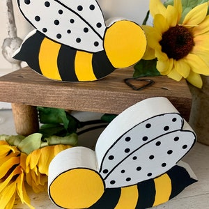 Mini Wood Bees | Etsy