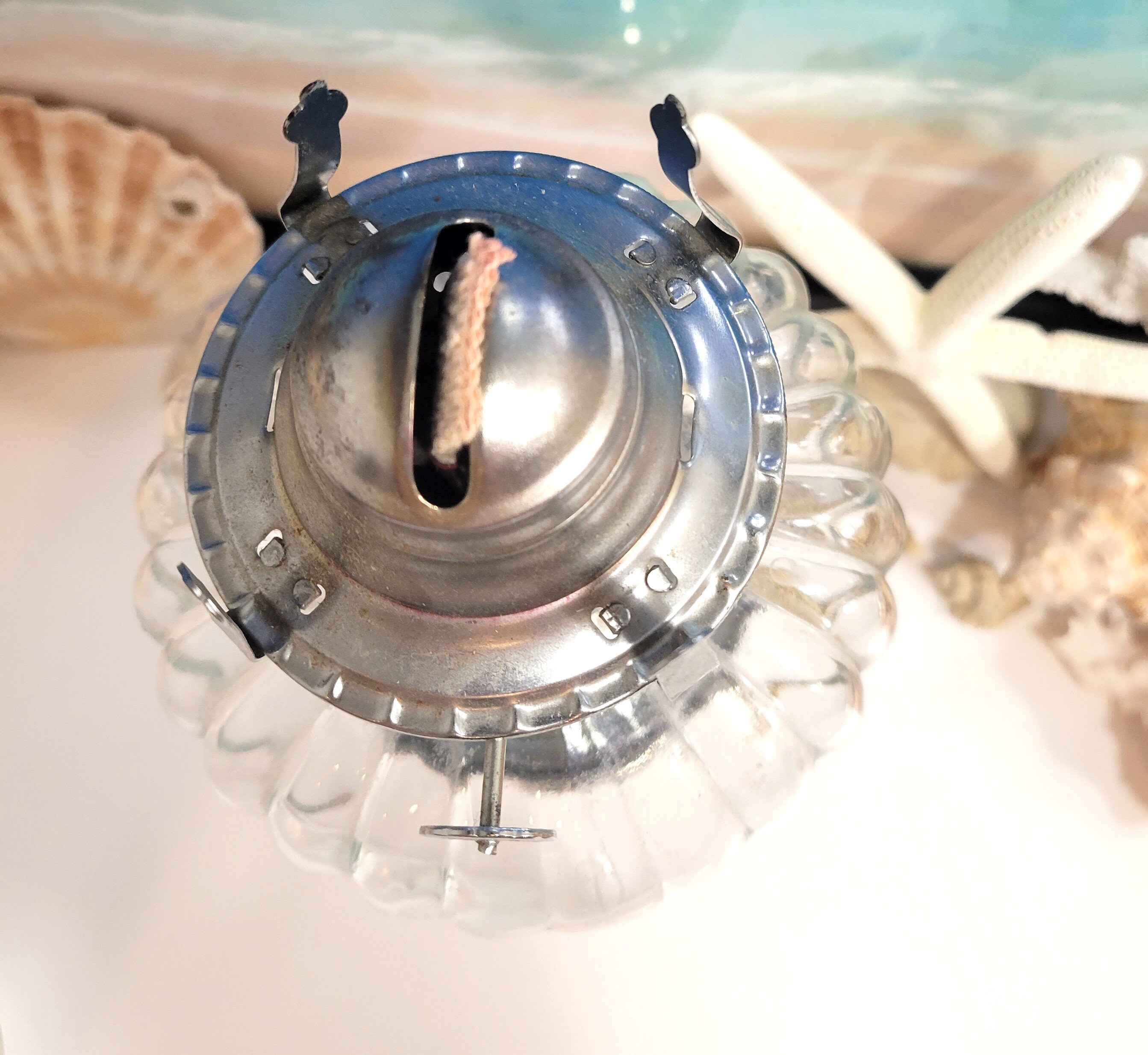 Up Cycled Kerosene or Oil Lamp Stand - Etsy