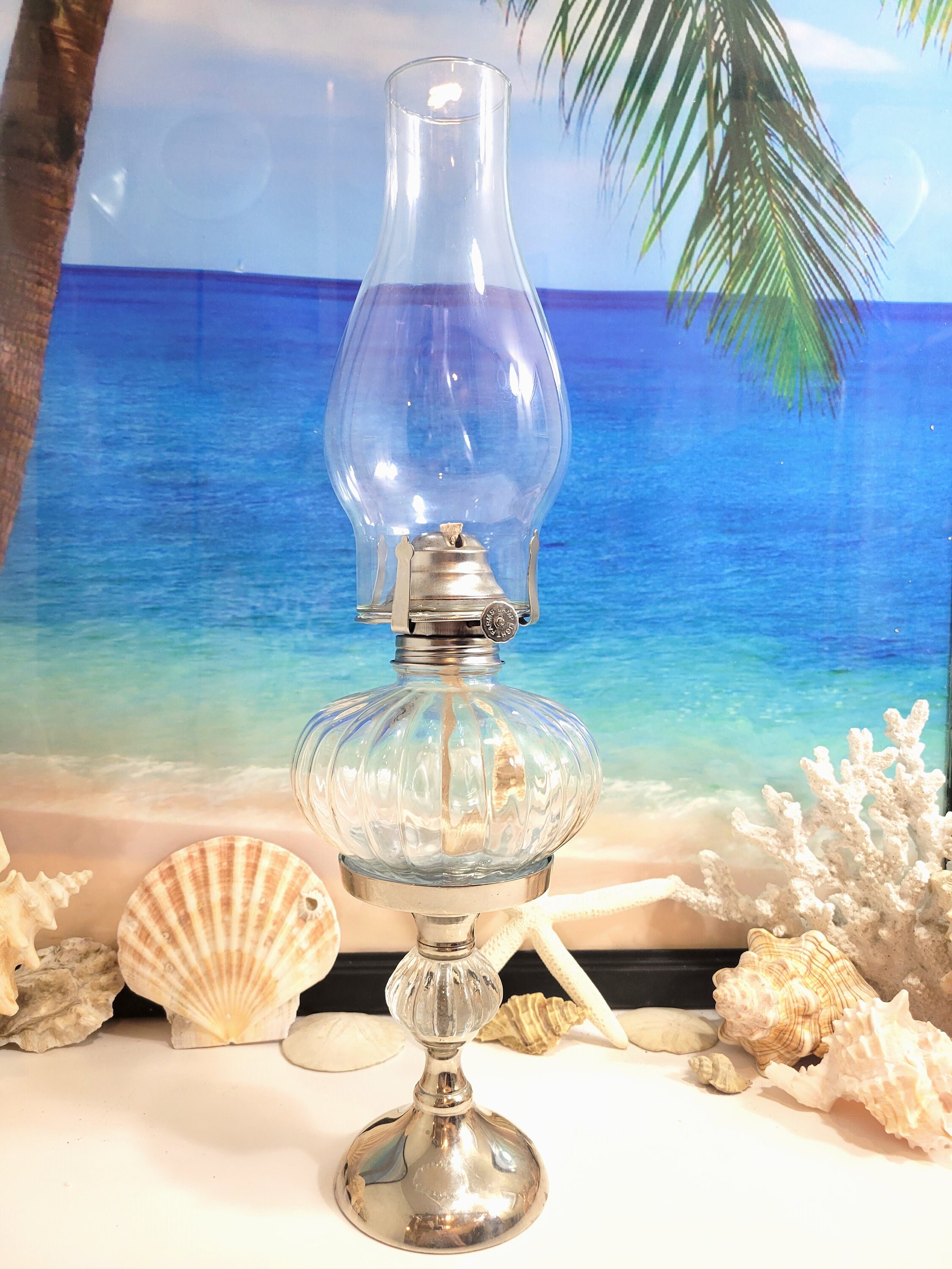Up Cycled Kerosene or Oil Lamp Stand - Etsy