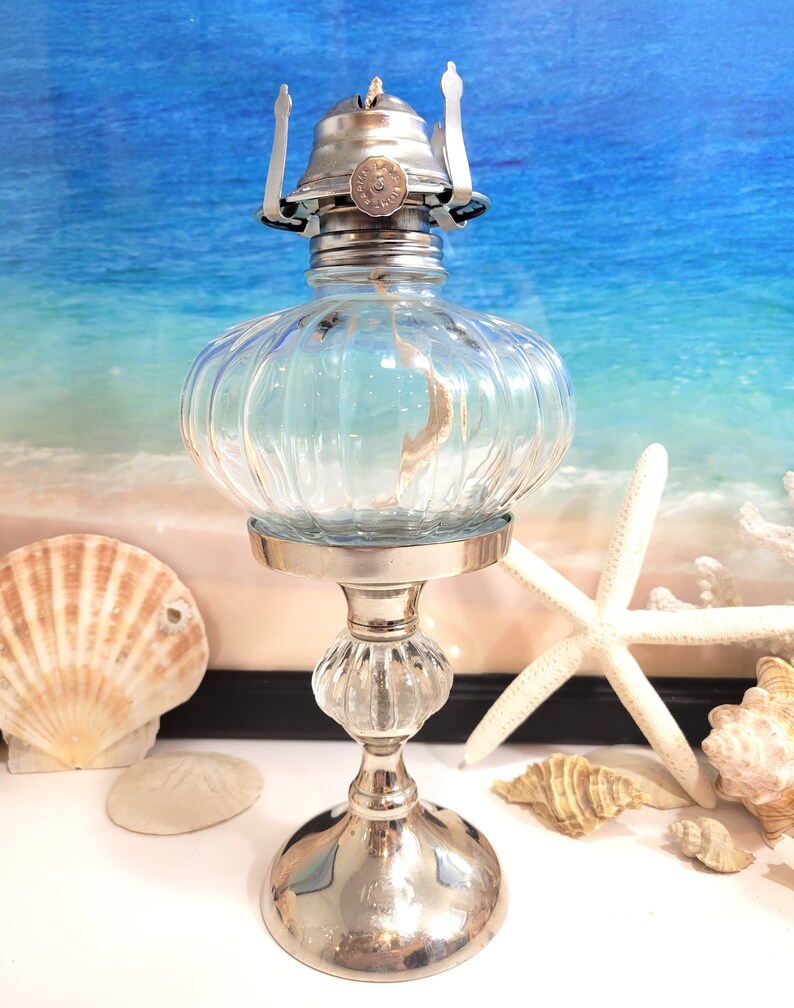 Up Cycled Kerosene or Oil Lamp Stand - Etsy