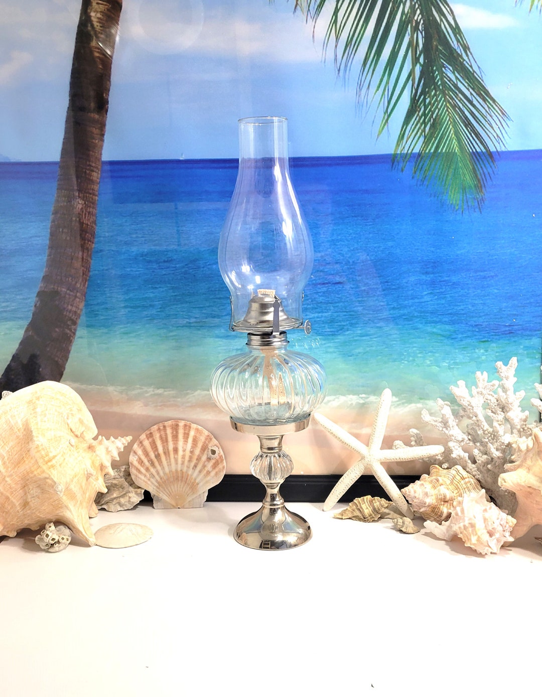 Up Cycled Kerosene or Oil Lamp Stand - Etsy