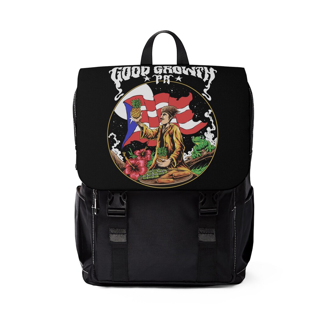 Good Growth Puerto Rico, Flag of Puerto Rico Backpack, Unisex Shoulder ...