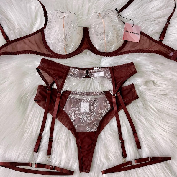 Lingerie Set - Etsy