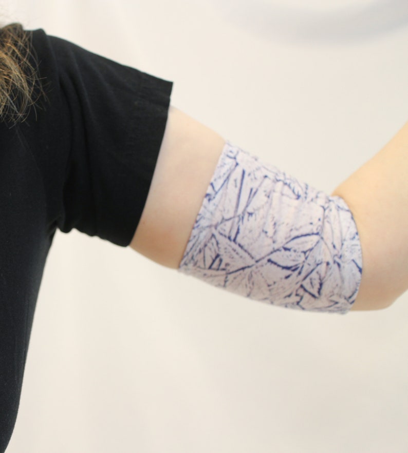 Short Length Blue Leaves Picc Line Cover, Glucose, Diabetes Moniter or ...