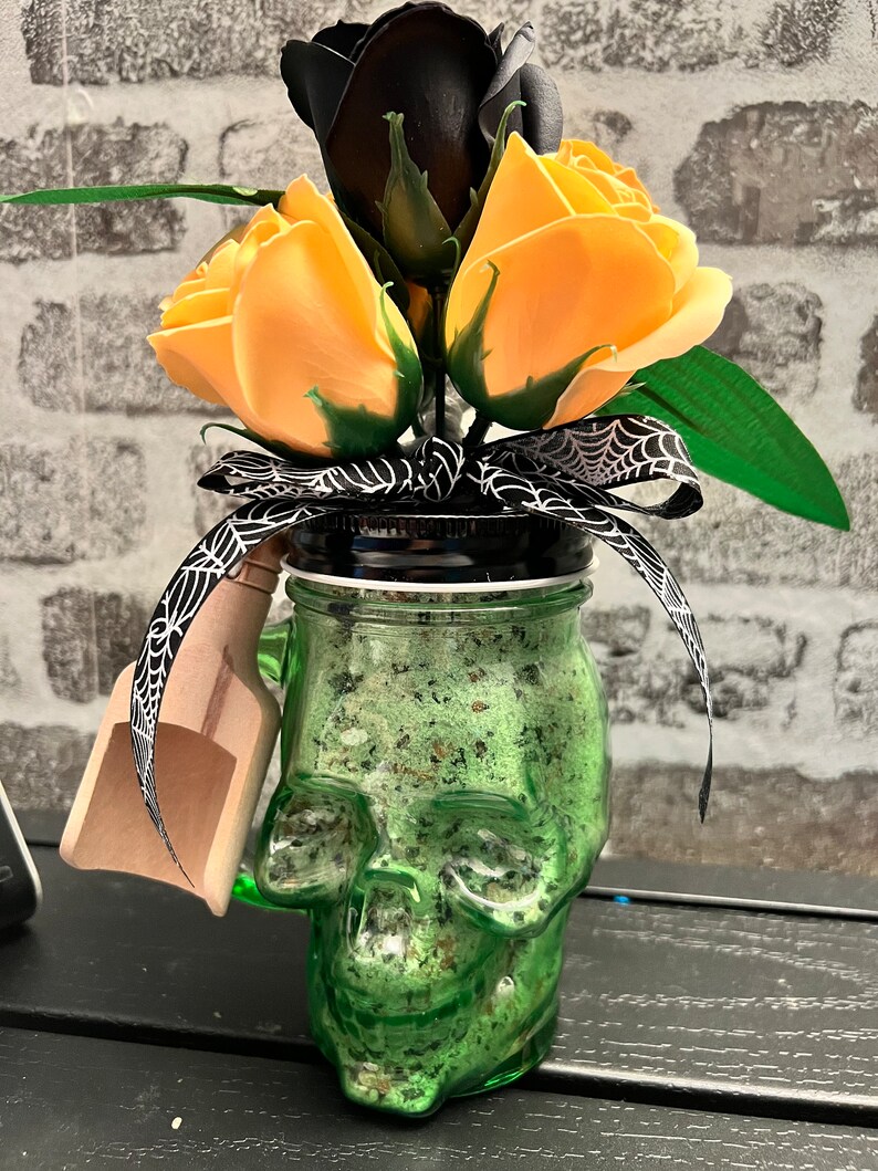 Skull Mason Jar Gift Set - Etsy