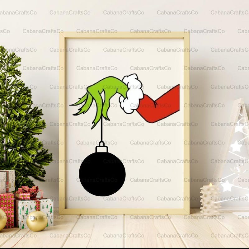 Mano grinch - Etsy México