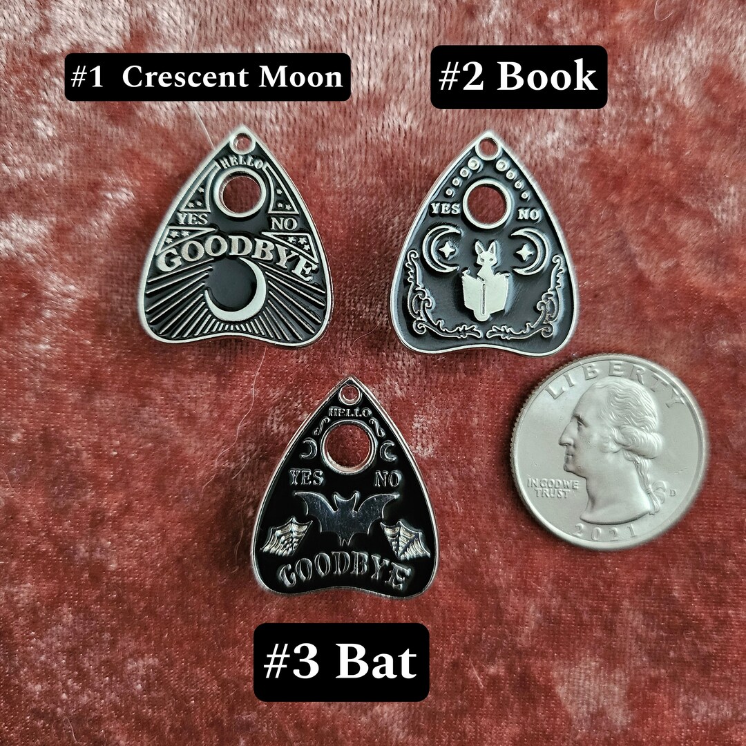 GOTH CROCS 'yes/no-goodnight' Planchette Charns - Etsy