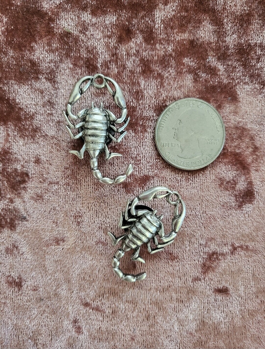 GOTH 'shoe Charm' Silver-toned Scorpion Charm - Etsy