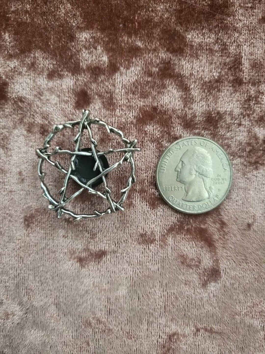 GOTH CROC Branch Pentagram Croc Charm - Etsy
