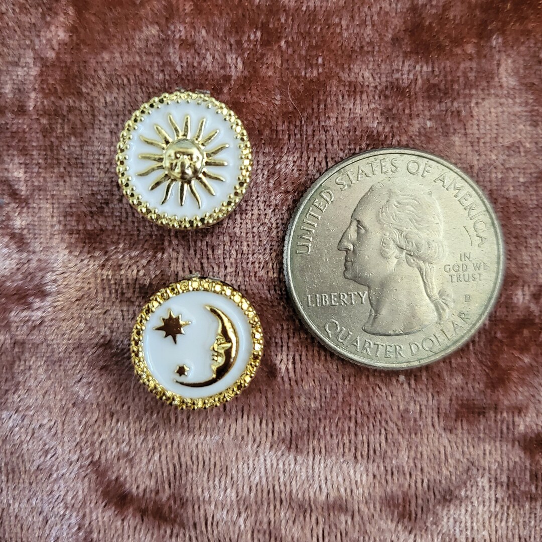 GOTH shoe Charm Sun/moon Medallion Coin Charms - Etsy