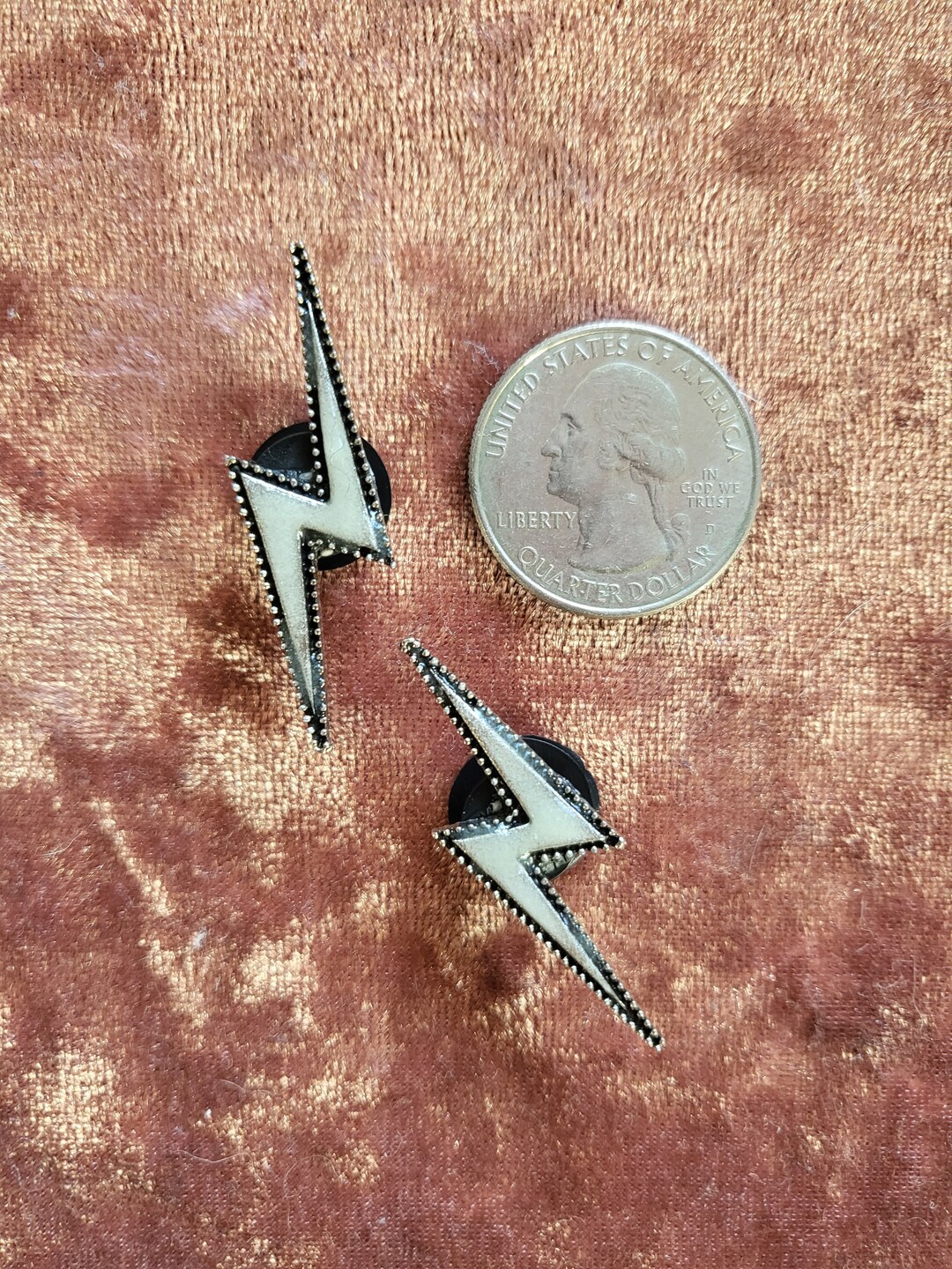 GOTH CROC Glow-in-the-dark Lightening Bolt Croc Charm - Etsy