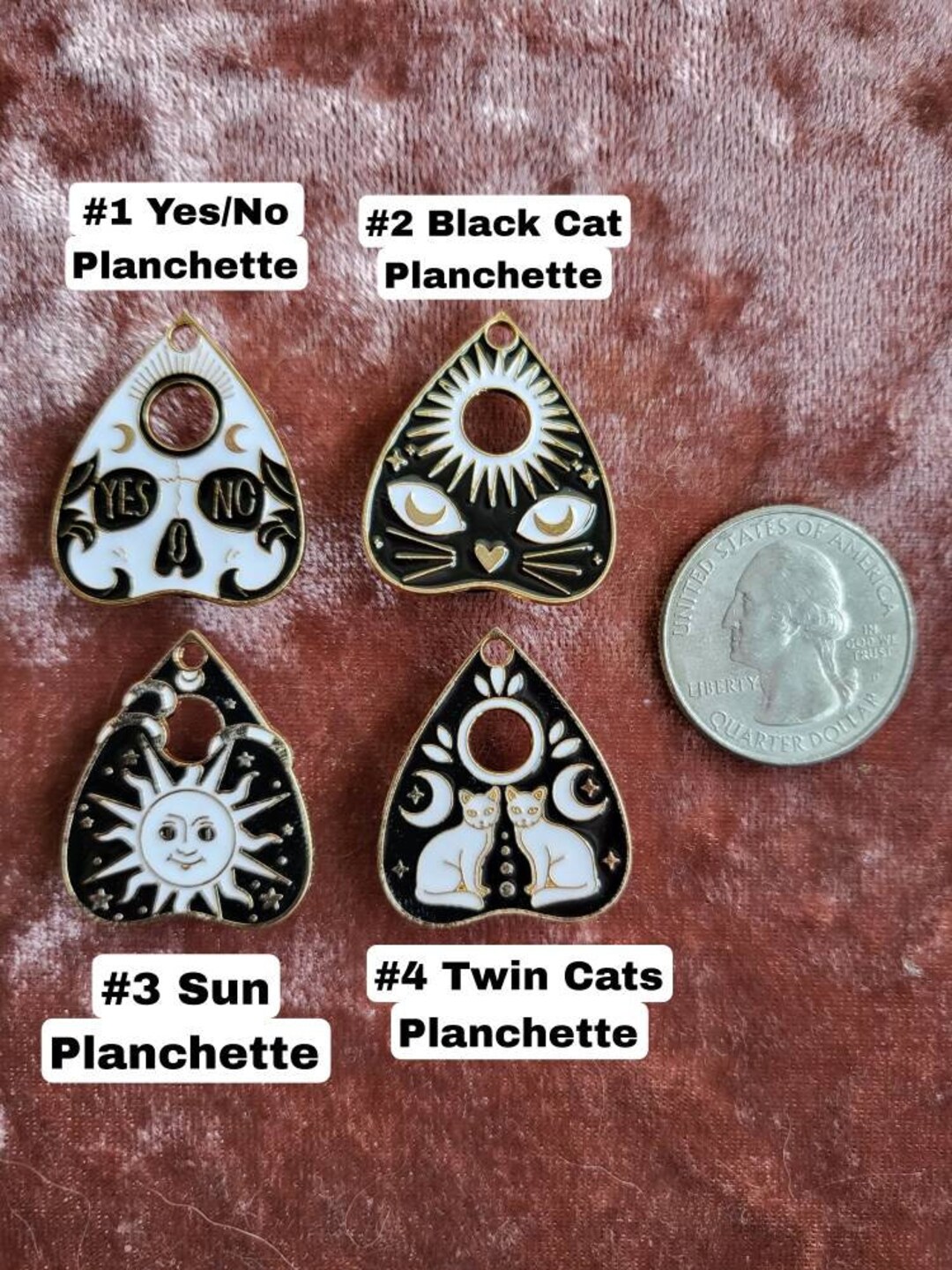 GOTH CROC Planchette Croc Charms - Etsy