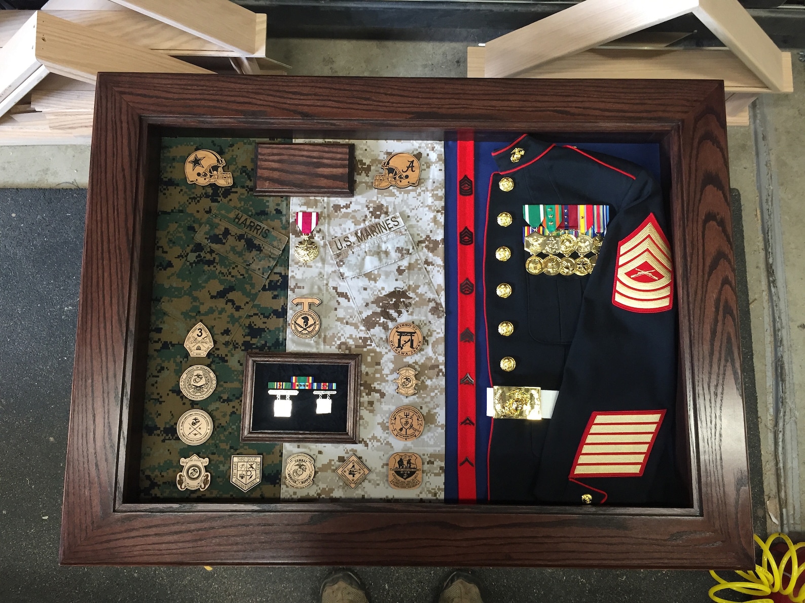 Custom Military Shadow Box Table LOCAL PICKUP ONLY - Etsy Canada
