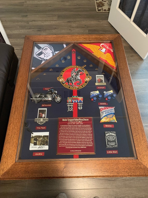 Unique Military Shadow Boxes 18x24H Military Shadow Box By Topnotch