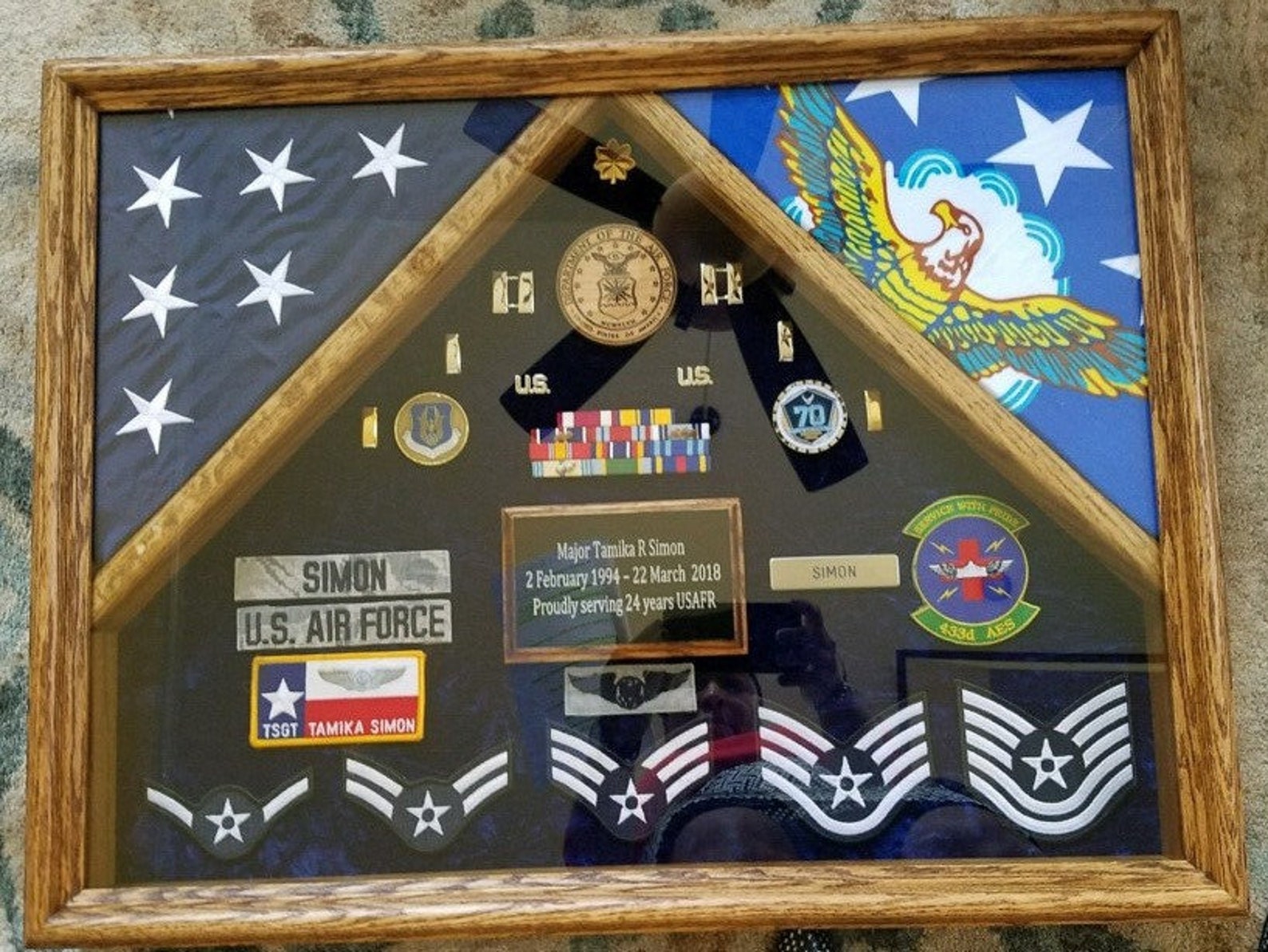 18 x 24 Military Shadow box | Etsy