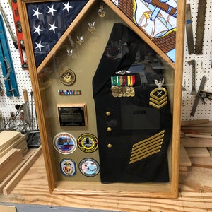 Military Uniform Shadow Box (FREE SHIPPING Lower 48 States Only) - Etsy
