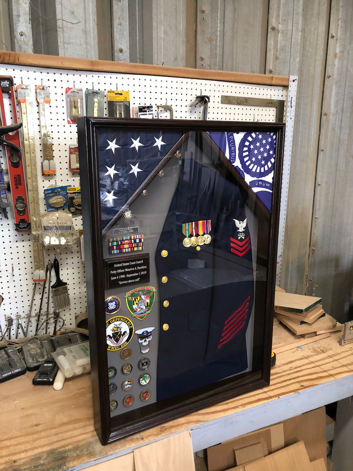 Military Uniform Shadow Box FREE SHIPPING Lower 48 States - Etsy