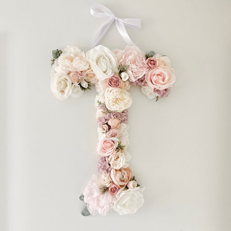 Lettera Di Fiori Lettera Floreale Alfabeto Iniziale | Etsy