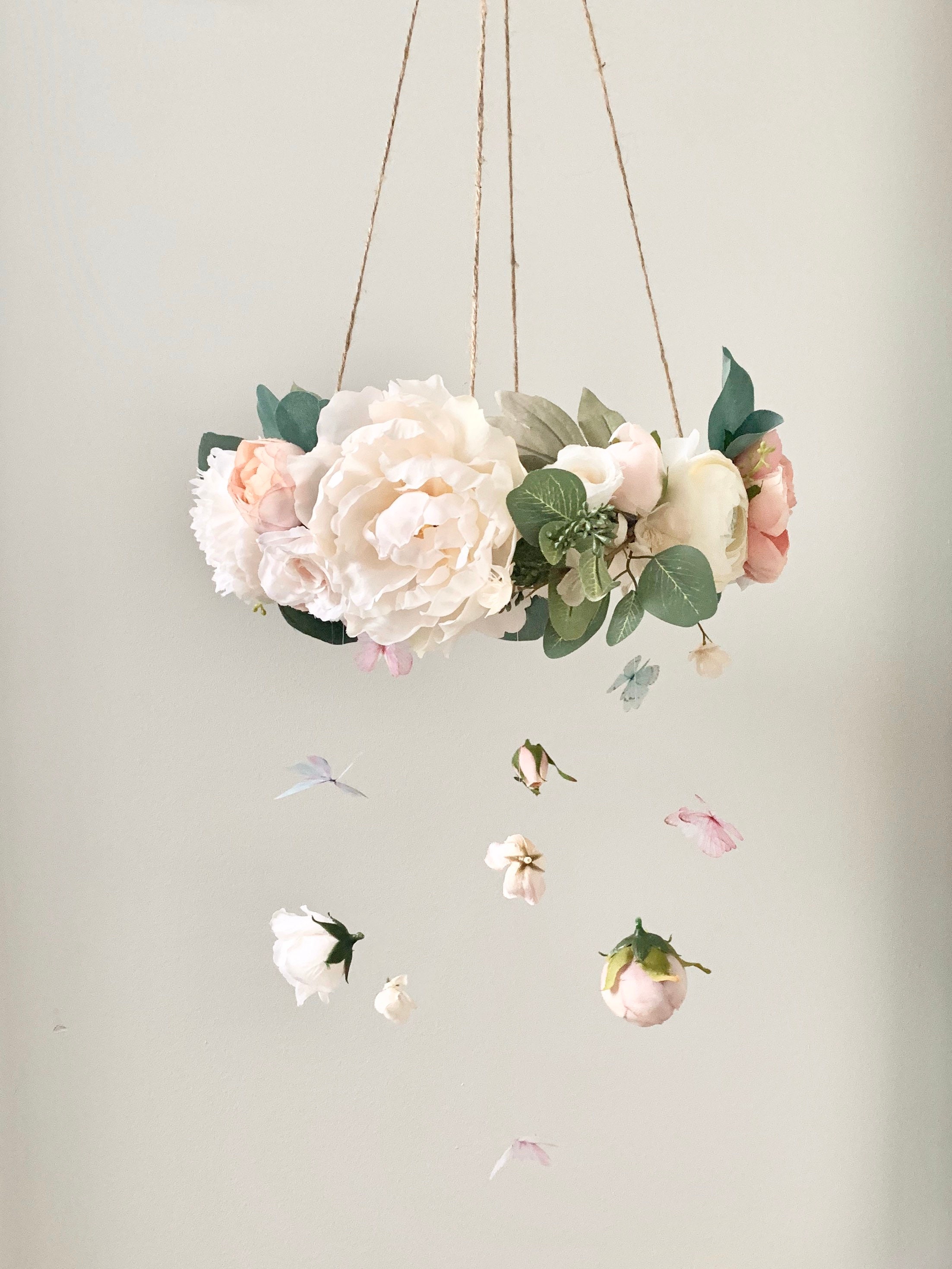 Flower Mobile Nursery Mobile Baby Girl Mobile Princess | Etsy Canada