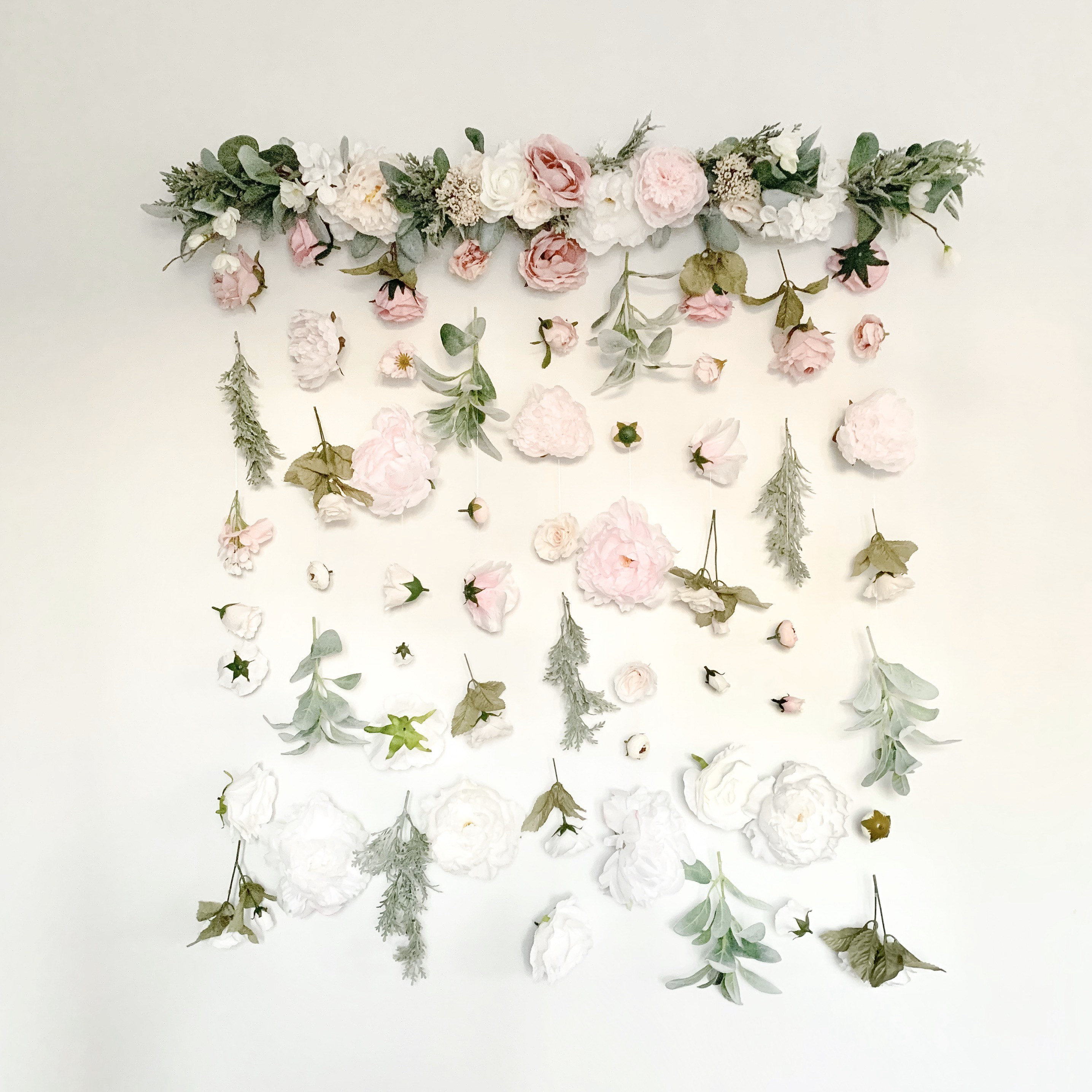 Flower Wall Wall Hanging Flower Backdrop Flower Curtain | Etsy