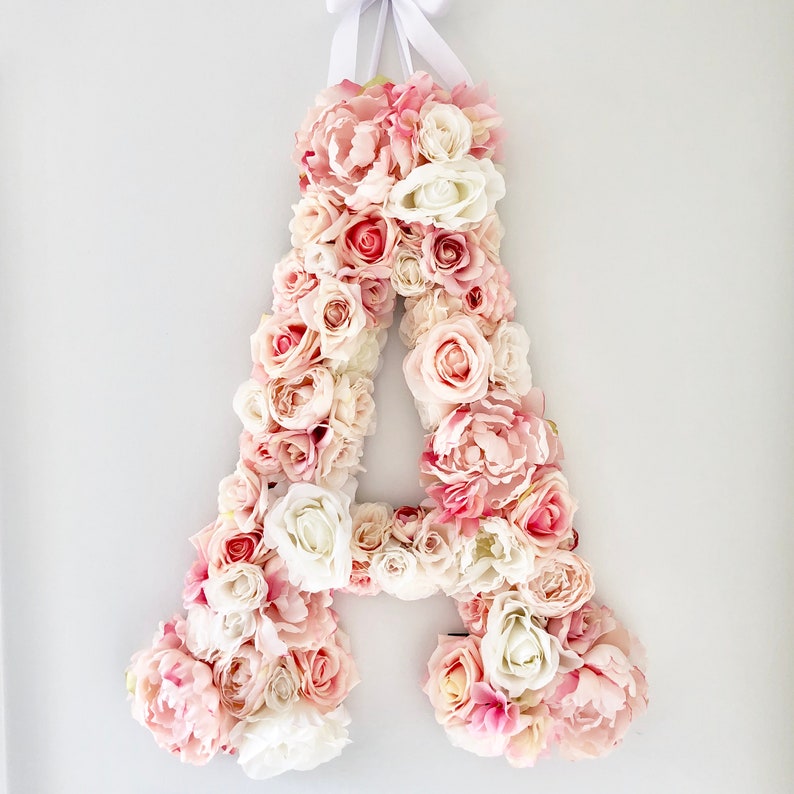 Flower Letter, Floral Letter, Wedding, Alphabet, Initial, Monogram for ...