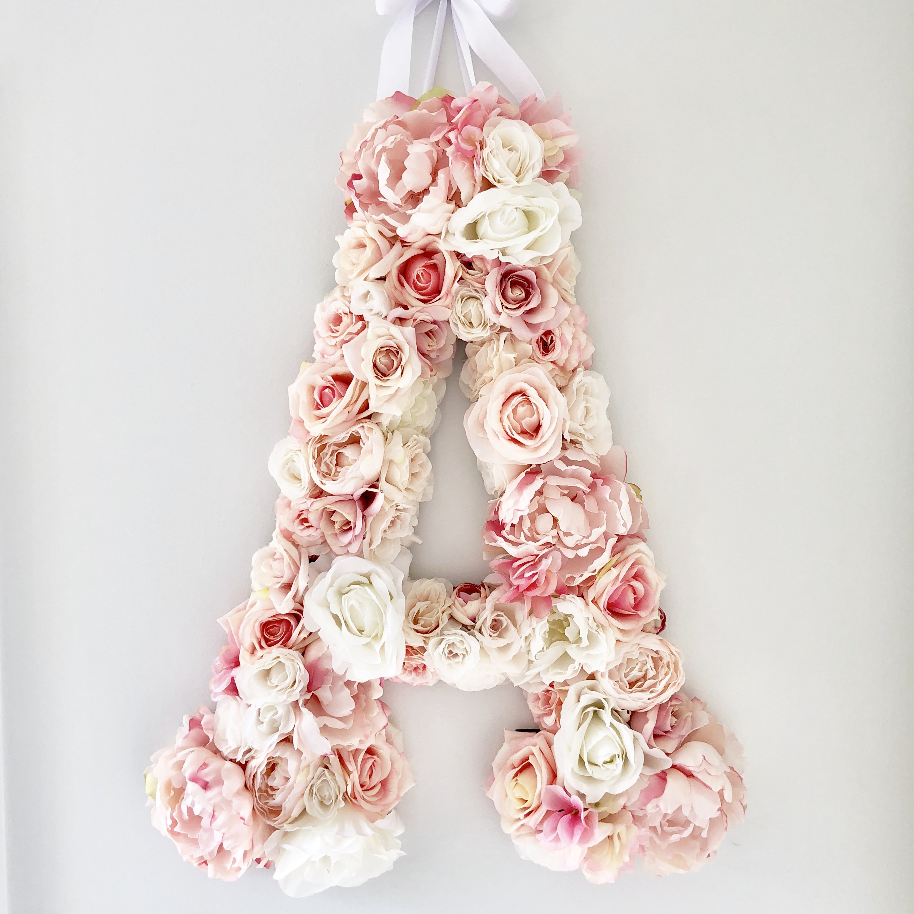 Floral Letter Flower Letter Alphabet Initial Monogram for | Etsy