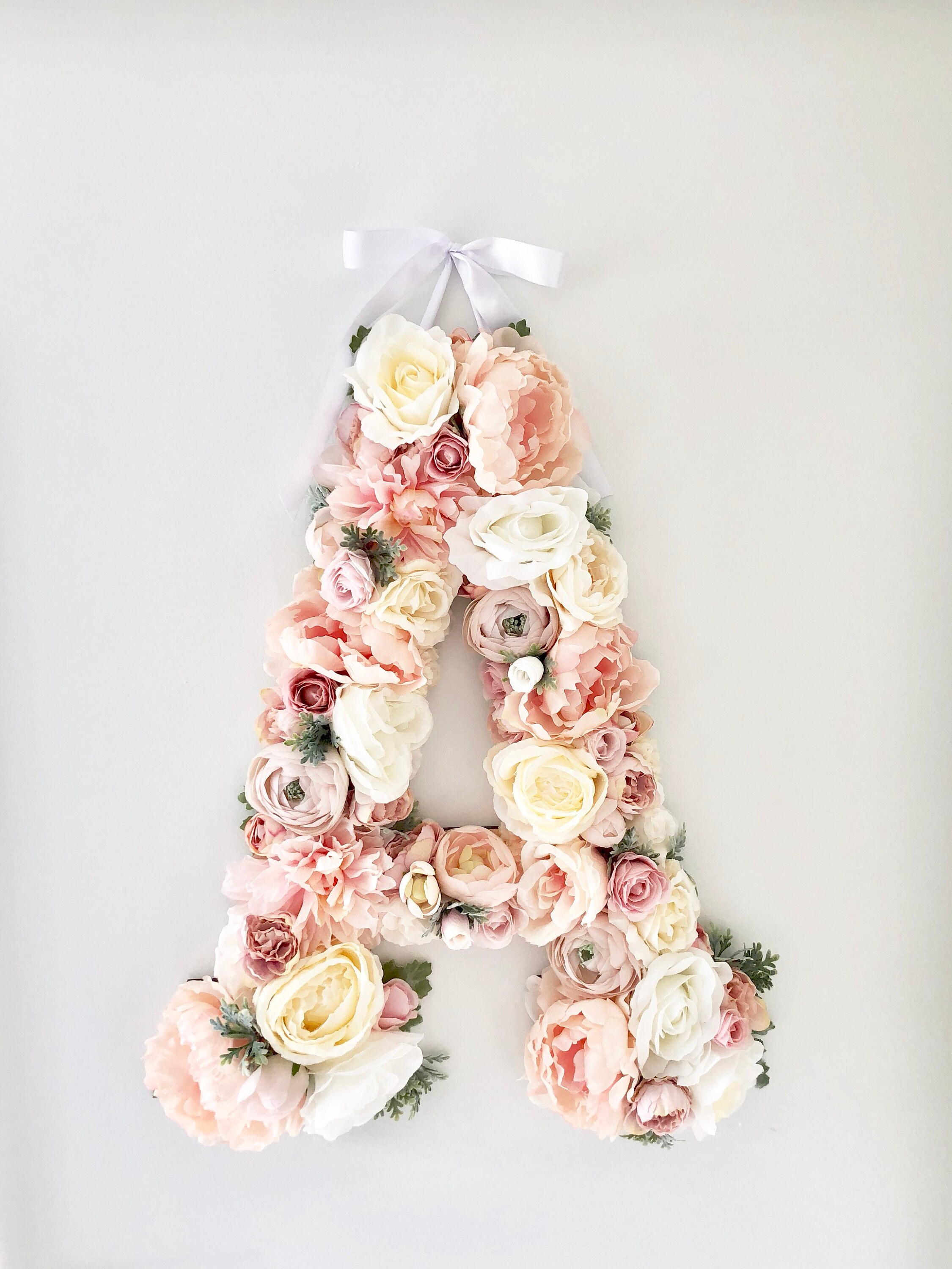 Floral Letter Flower Letter Alphabet Initial Monogram for | Etsy