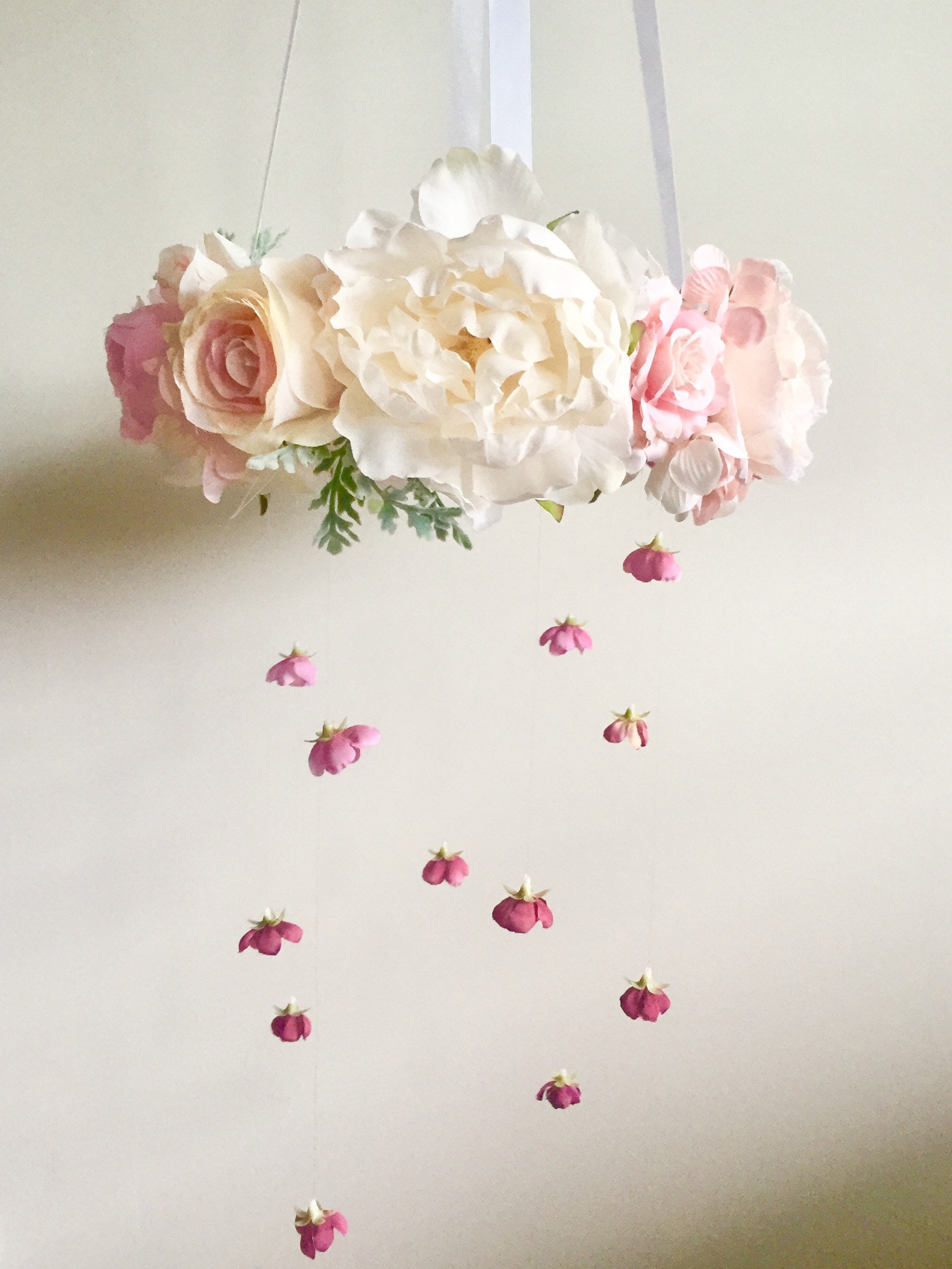 Flower Mobile Nursery Mobile Baby Girl Mobile Princess | Etsy