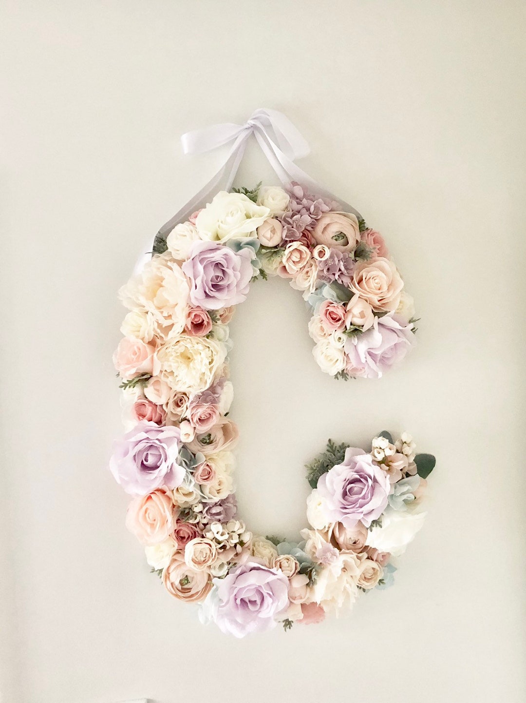 Flower Letter, Floral Letter, Wedding, Alphabet, Initial, Monogram for ...