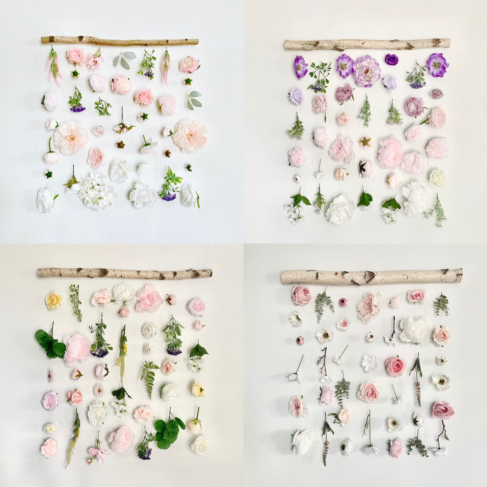 Flower Wall Hanging Hanging Flower Backdrop Flower Curtain - Etsy Canada
