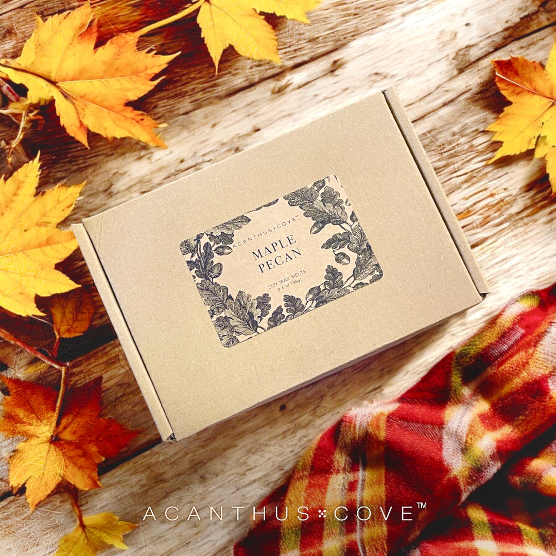 Maple Pecan Scented Wax Melts | Warm Maple Fragrance | Leaf Shapes ...