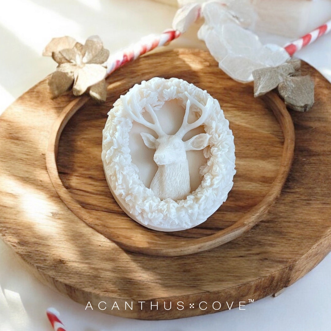 Peppermint Scented Soap | Deer Shaped Soap | Goats Milk Soap | Elegant ...