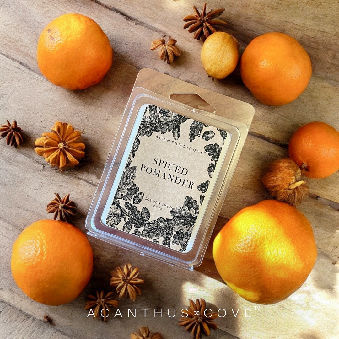 Spiced Pomander Wax Melts Orange Clove Spice Fragrance Scented Wax ...