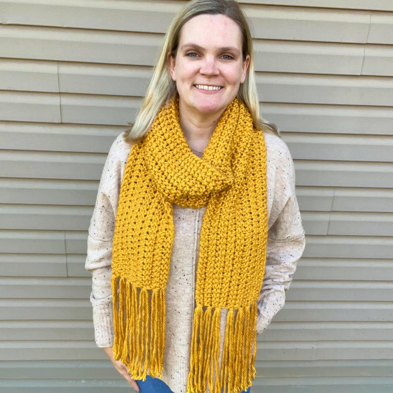 Yellow Scarf - Etsy